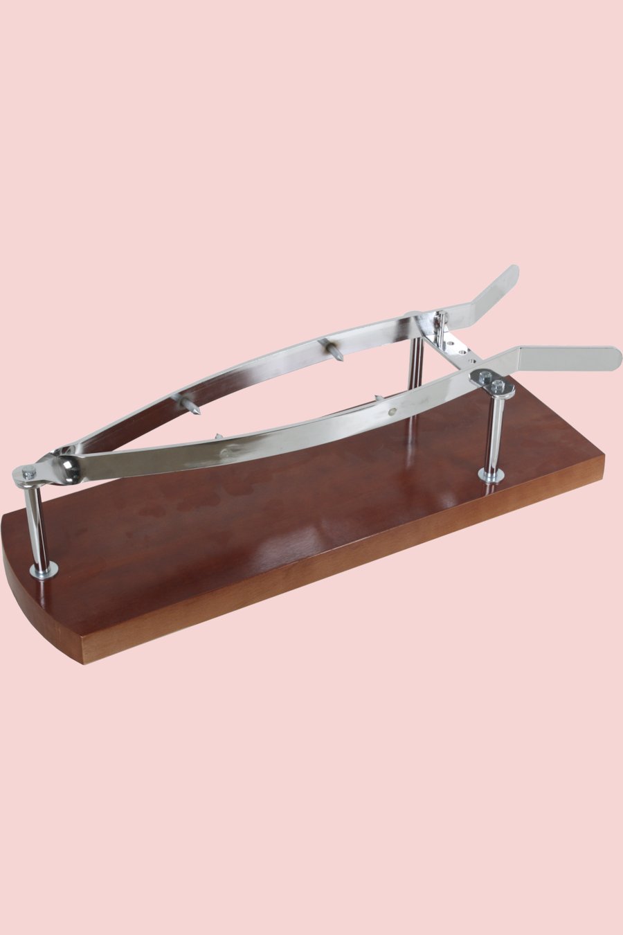 Buy Ham Stand with Clamp Scissors Pressure System, Iron/Wood Jamon ...